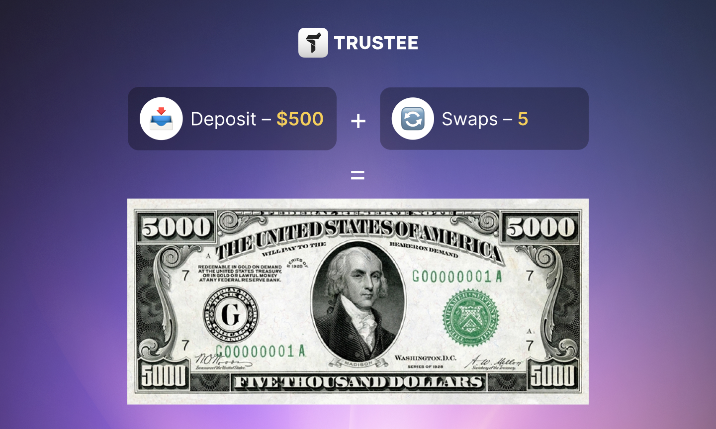 Trustee Plus роздає $5000 за депозит - Новини Trustee
